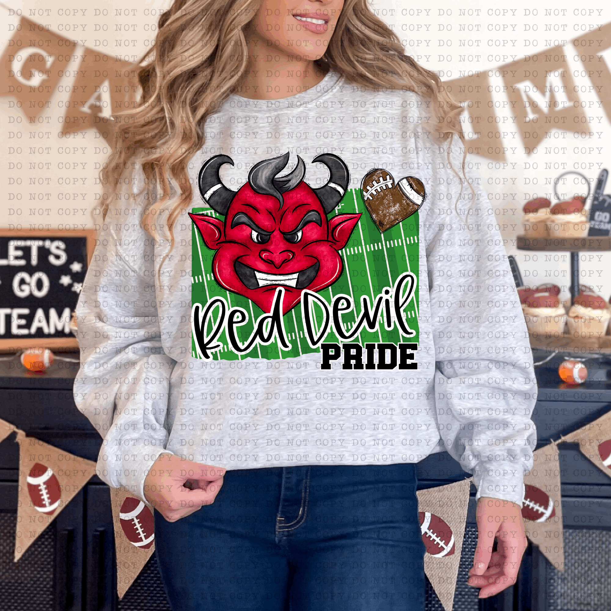 Red Devil Pride #5510 - Ready to Press DTF Transfer Full Color – Pro Blanks