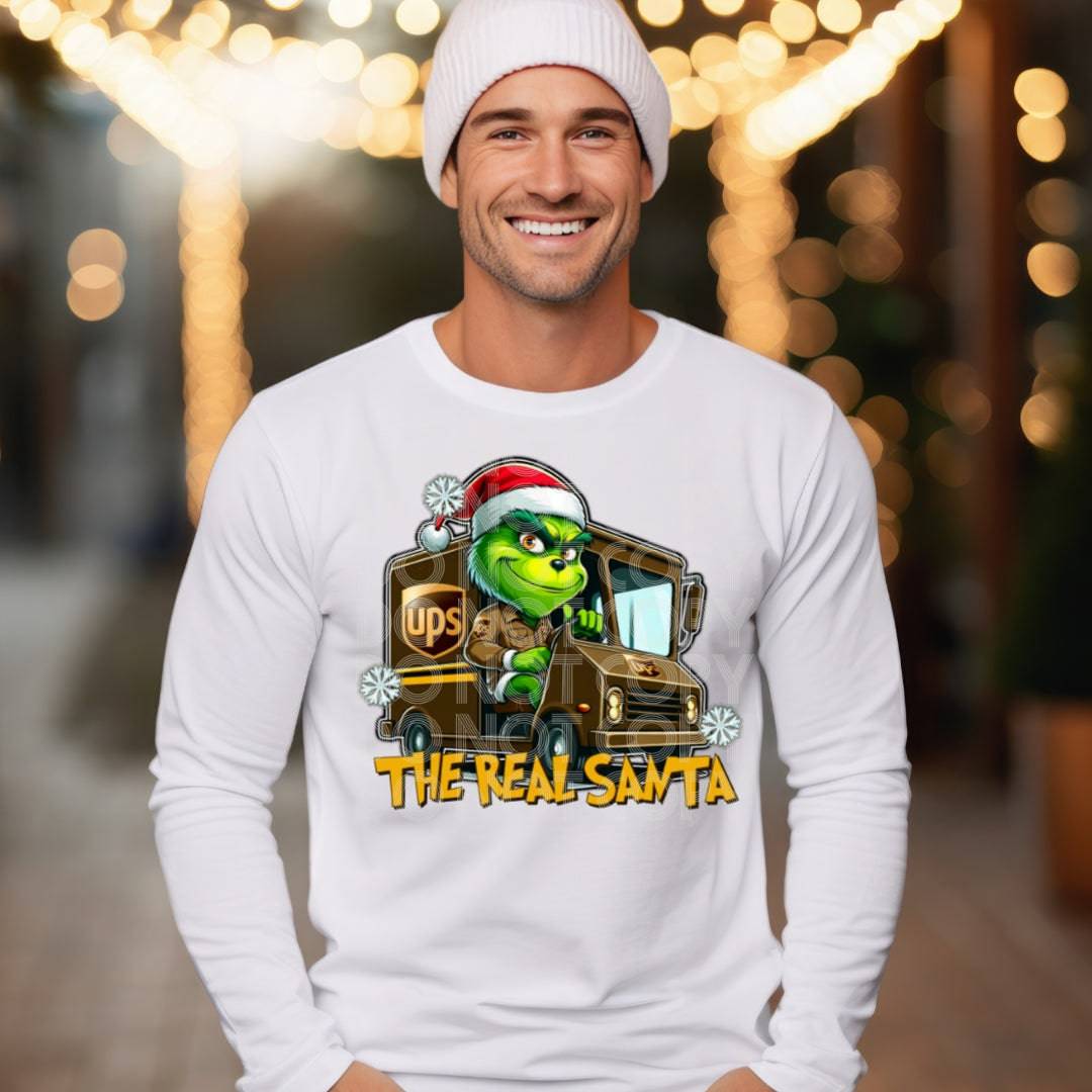 Ups Grinch #1160 - Ready to Press DTF Transfer Full Color | Pro Blanks